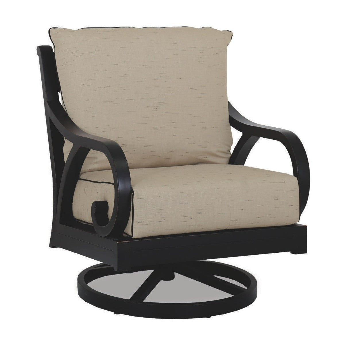 Sunset West Monterey Swivel Rocking Club Chair – All Backyard Fun