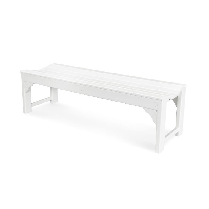 POLYWOOD Traditional Garden 60" Backless Bench – All Backyard Fun