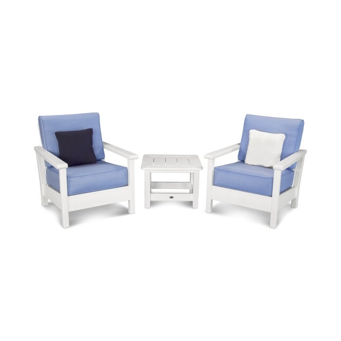 POLYWOOD Harbour 3-Piece Deep Seating Set – All Backyard Fun