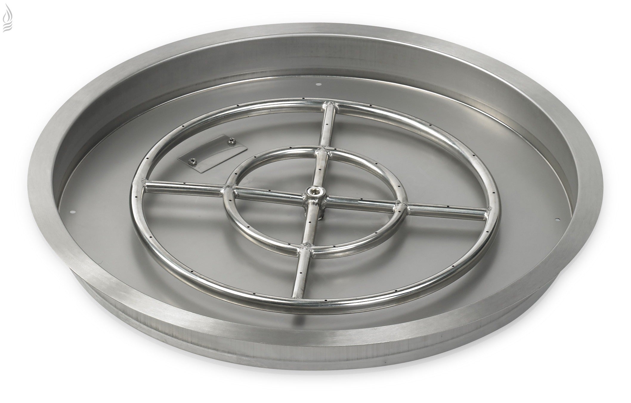 Round Stainless Steel Drop In Fire Pit Pan – All Backyard Fun